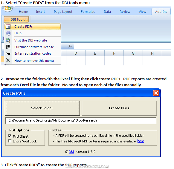 Create PDFs 1 3 Free Download