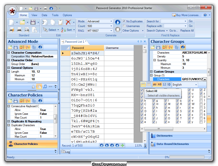 Password Generator 2010 2 0 1000 Free Download