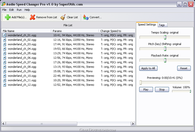 Audio Speed Changer Pro 1 5 Free Download