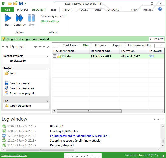 Excel Password Recovery Download Excel password recovery exe